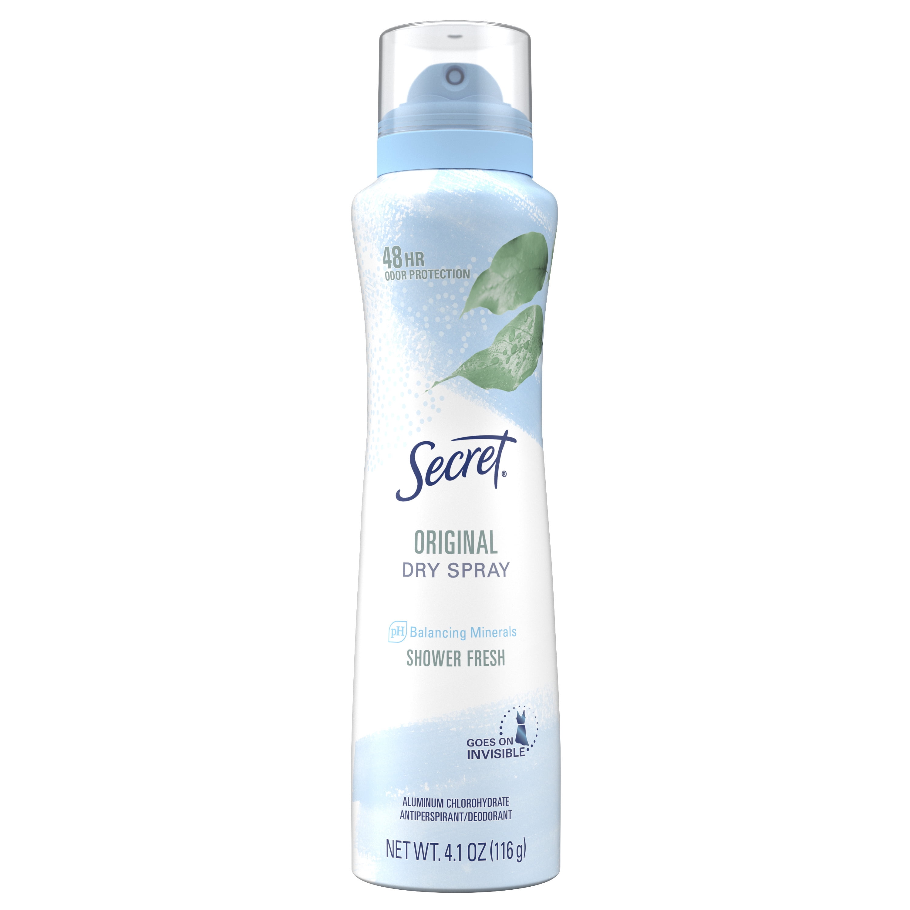 Secret Dry Spray Antiperspirant and Deodorant for Women, Shower Fresh ...