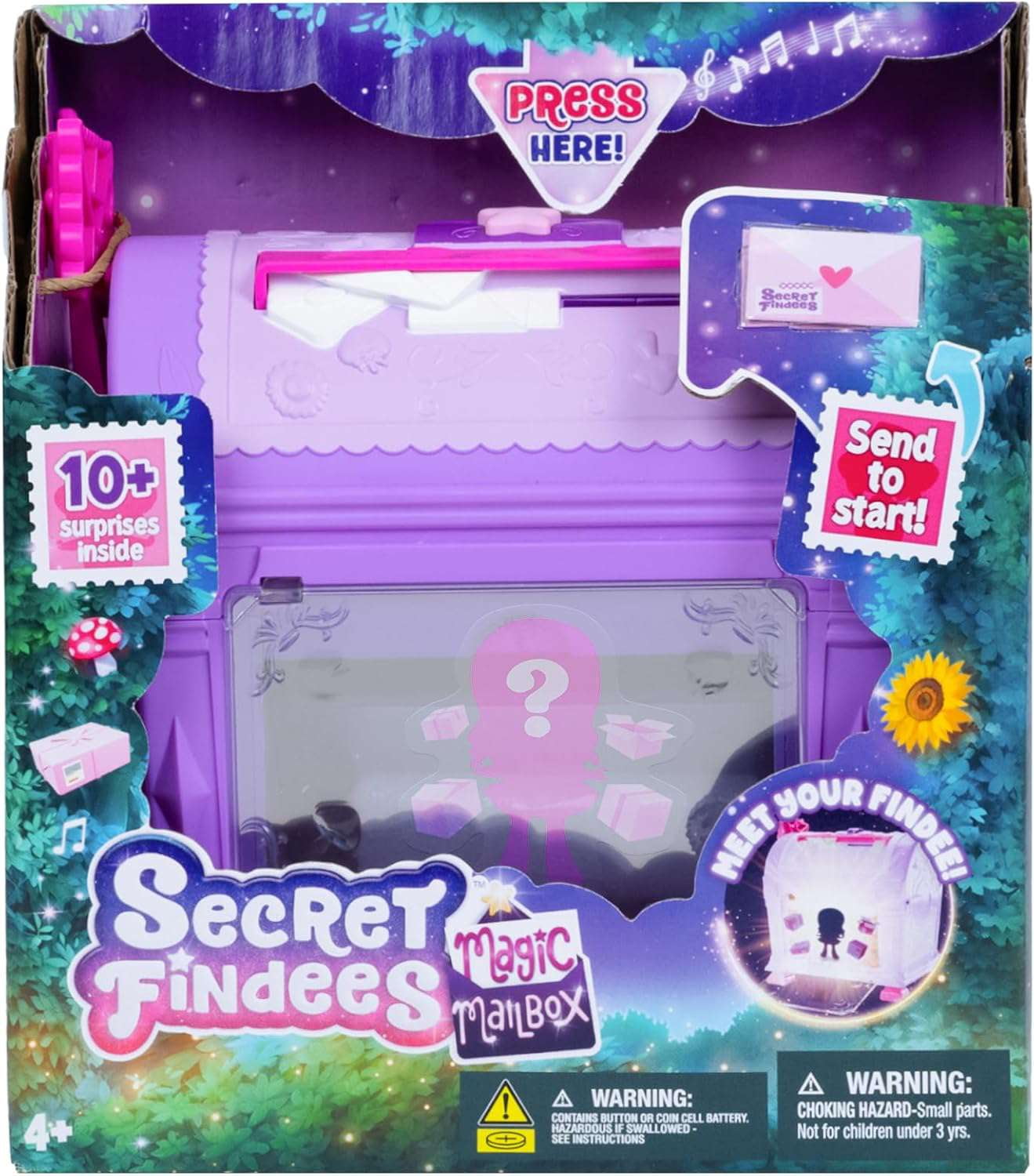 Goliath Secret Findees Magic Mailbox Playset with Zoee, 10+ Surprises ...