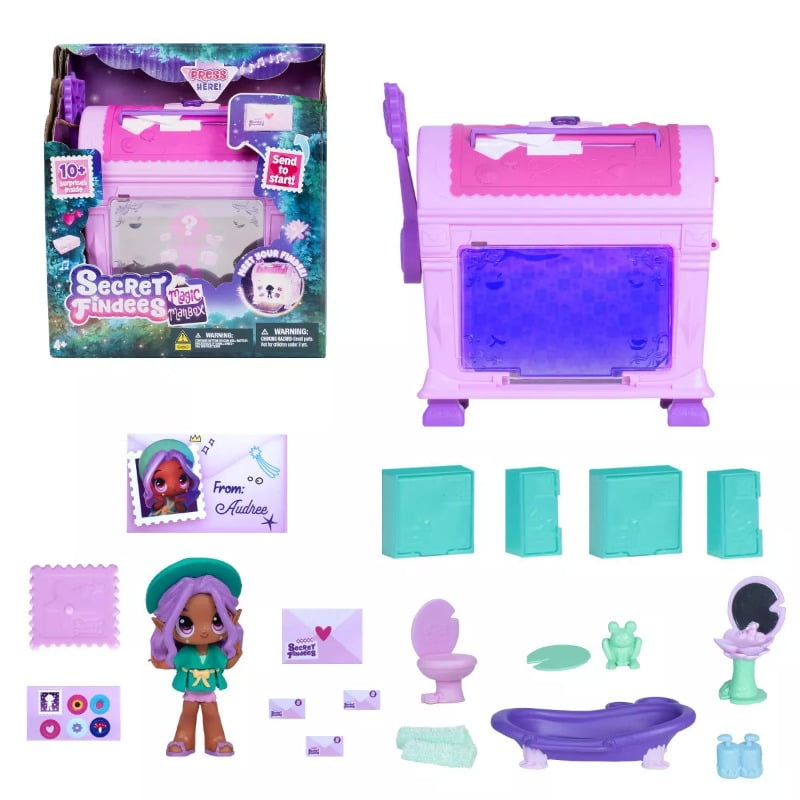 Secret Findees Magic Mailbox Playset - Purple/Pink - Walmart.com