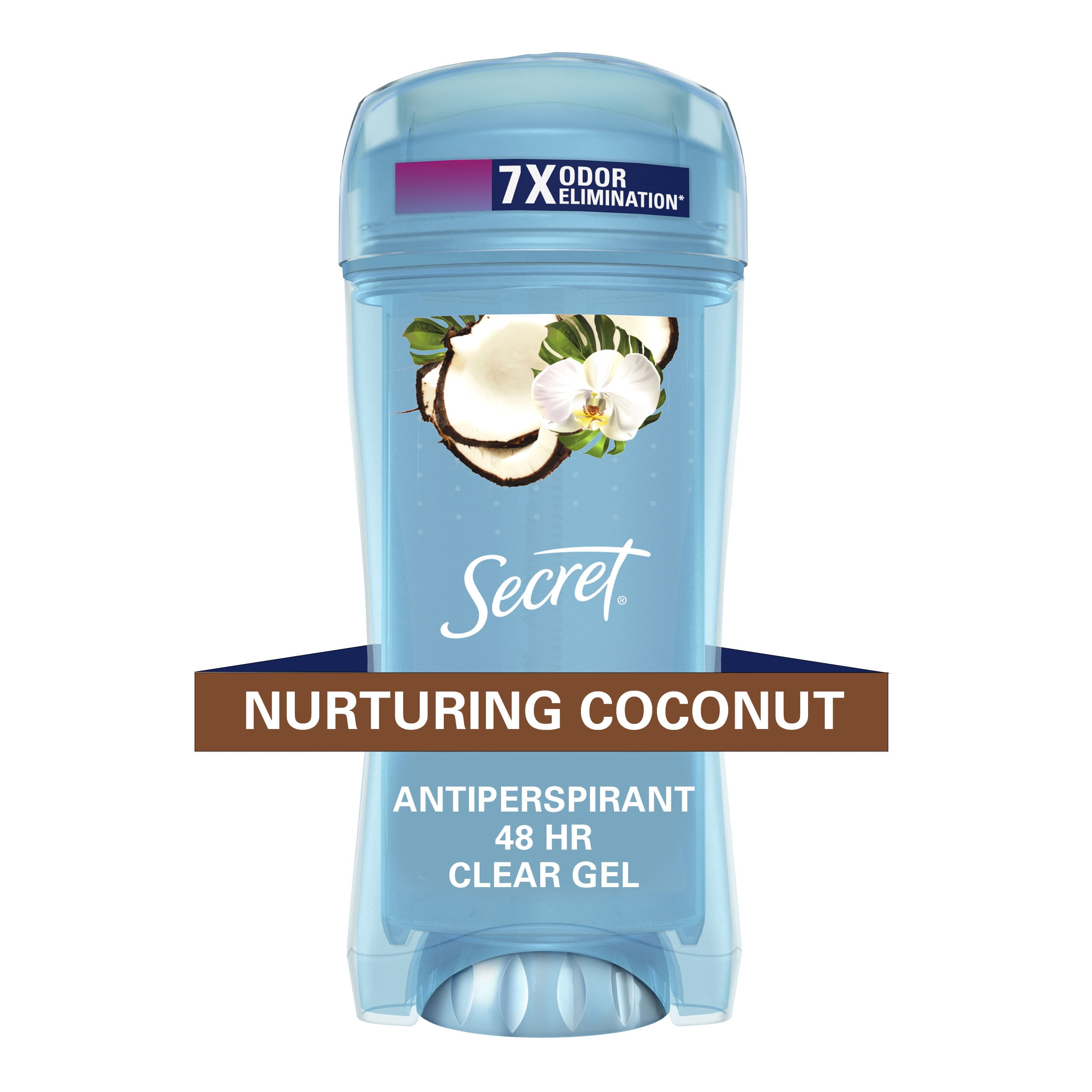 Secret Fresh Clear Gel Antiperspirant and Deodorant for Women, Coconut ...