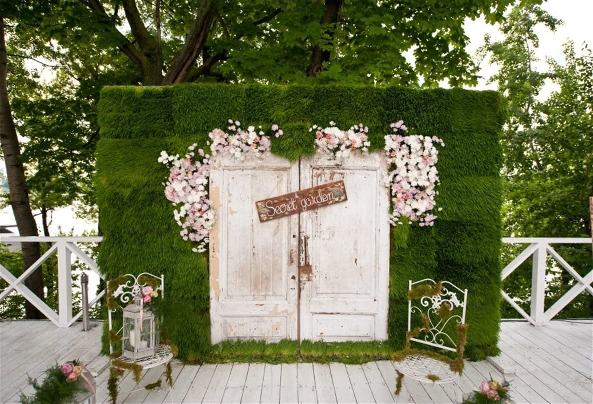 Secret Garden Backdrop Wedding Photography Background Flowers Bridal ...