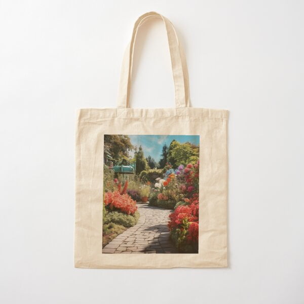 Secret Garden, Flower Diversity, Stone Path, Color Contrast, Flower ...