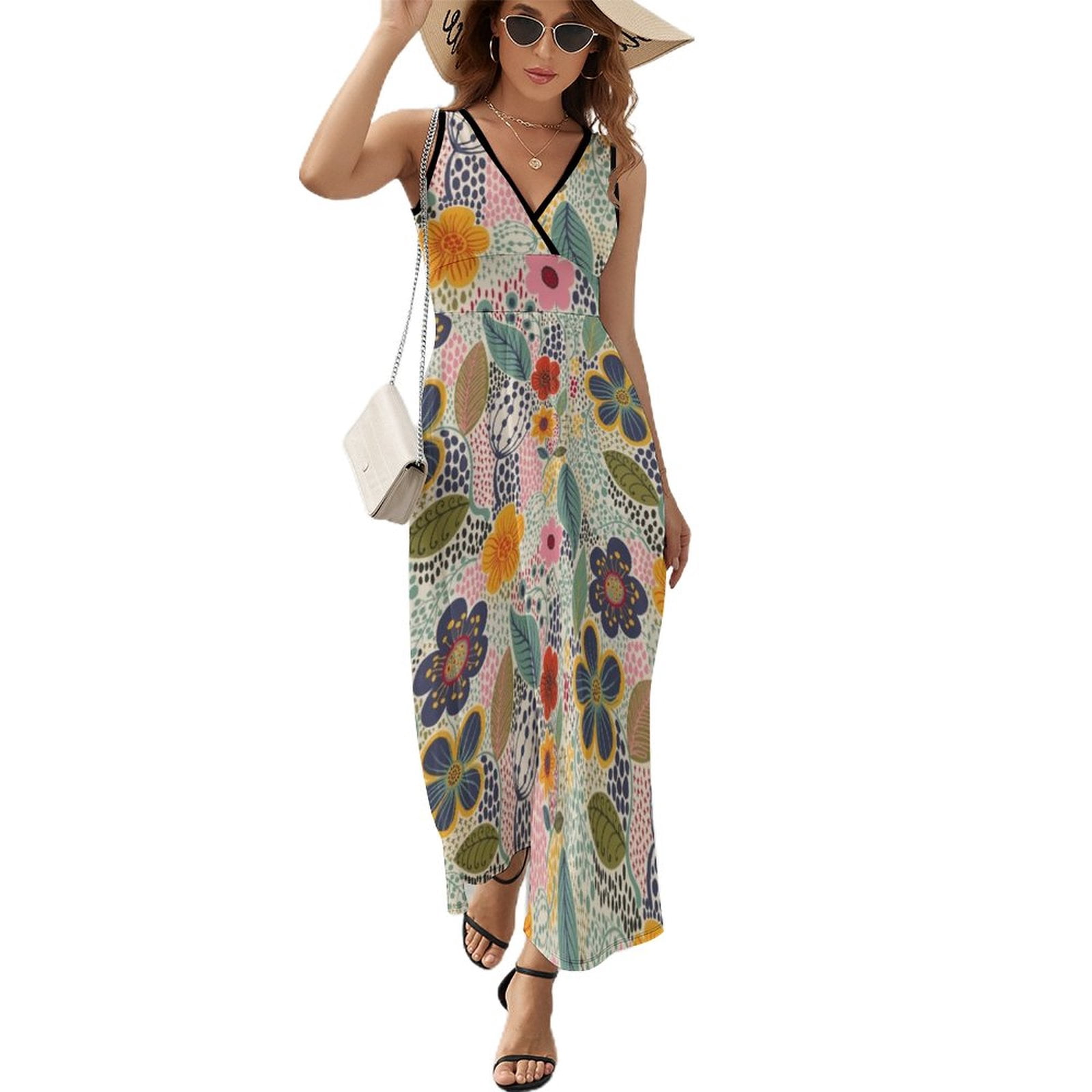 Secret Garden Sleeveless Dress dress women summer dress party night ...