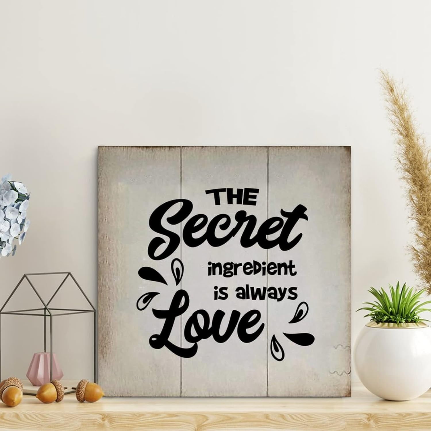 the Secret Ingredient Is Always Love Wood Signs Rustic Wooden Sign ...