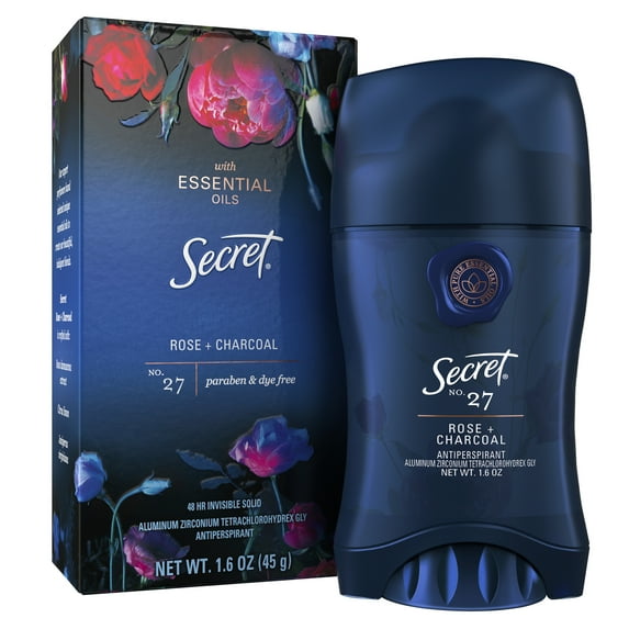 Secret Invisible Solid Anti-Perspirant Spray with Essential Oils Rose ...