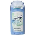 Secret Invisible Solid Antiperspirant And Deodorant, Unscented, 2.6 Oz ...