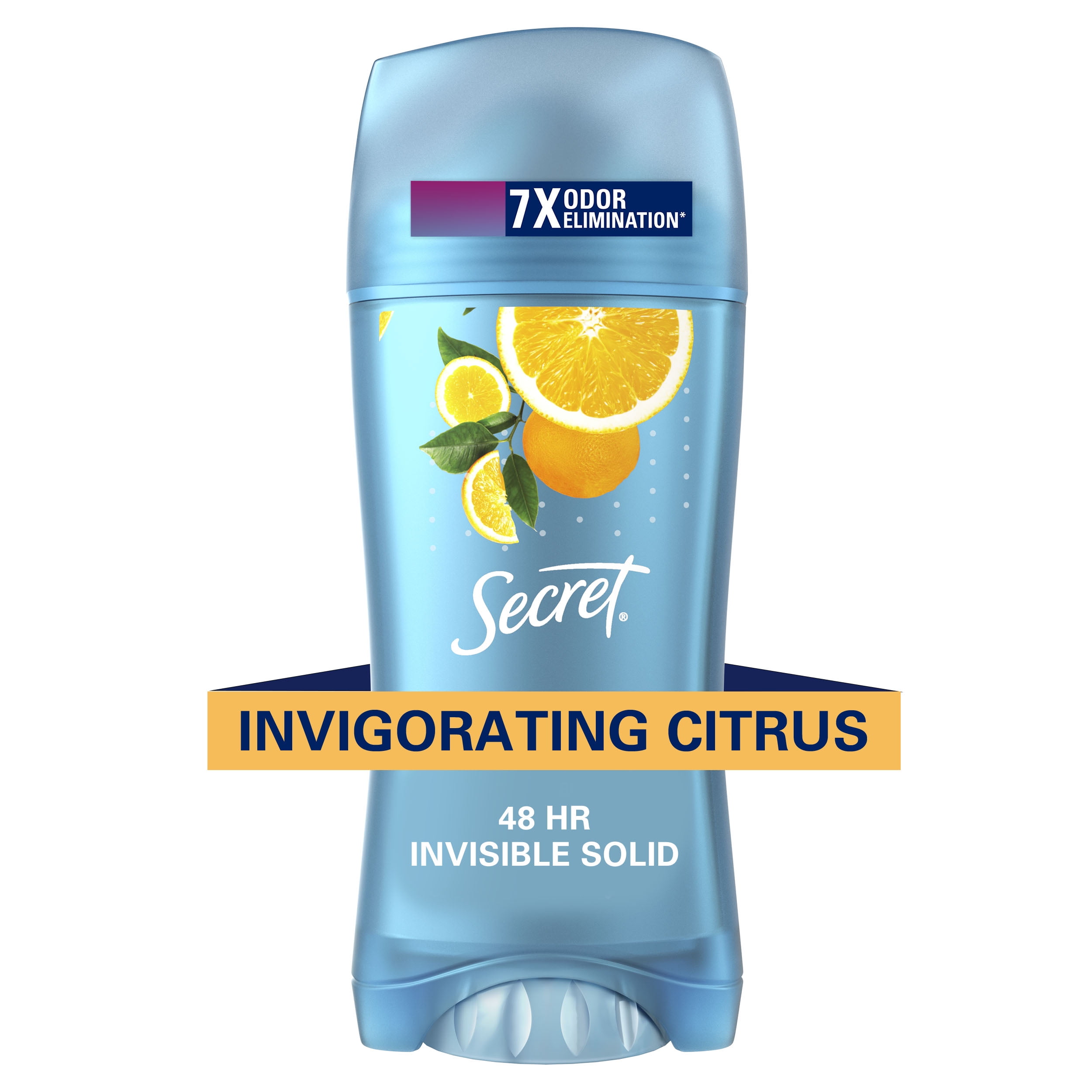 Secret Invisible Solid Antiperspirant and Deodorant with Citrus ...