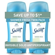 Secret Invisible Solid Antiperspirant Deodorant, Powder Fresh, Odor ...