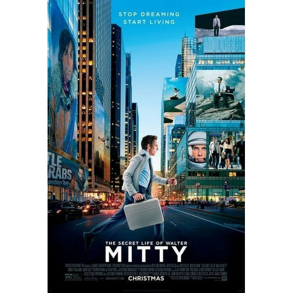 Secret Life Of Walter Mitty Movie Poster 16in x 24in 16x24 Multi-Color ...