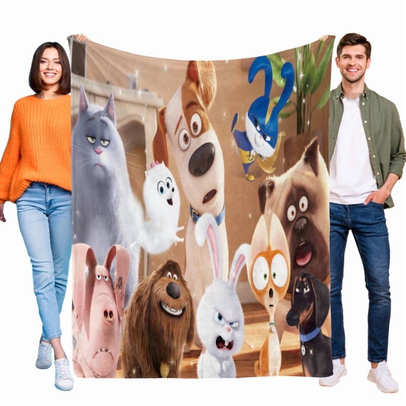 Secret Life of Pets Throw Blanket Gifts for Fans Lover Girls Boys Women ...