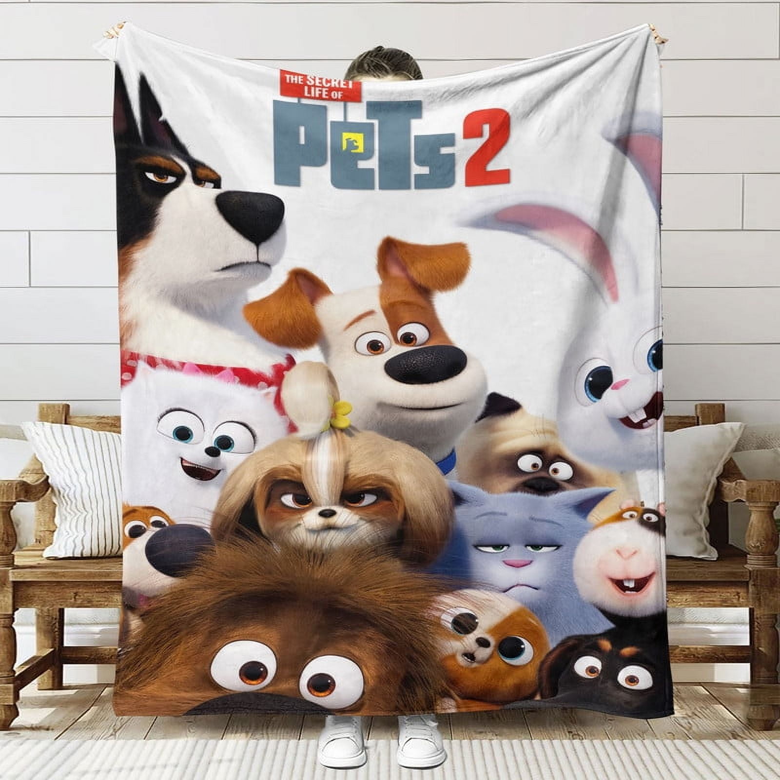 Secret Life of Pets Throw Blanket Gifts for Fans Lover Girls Boys Women ...