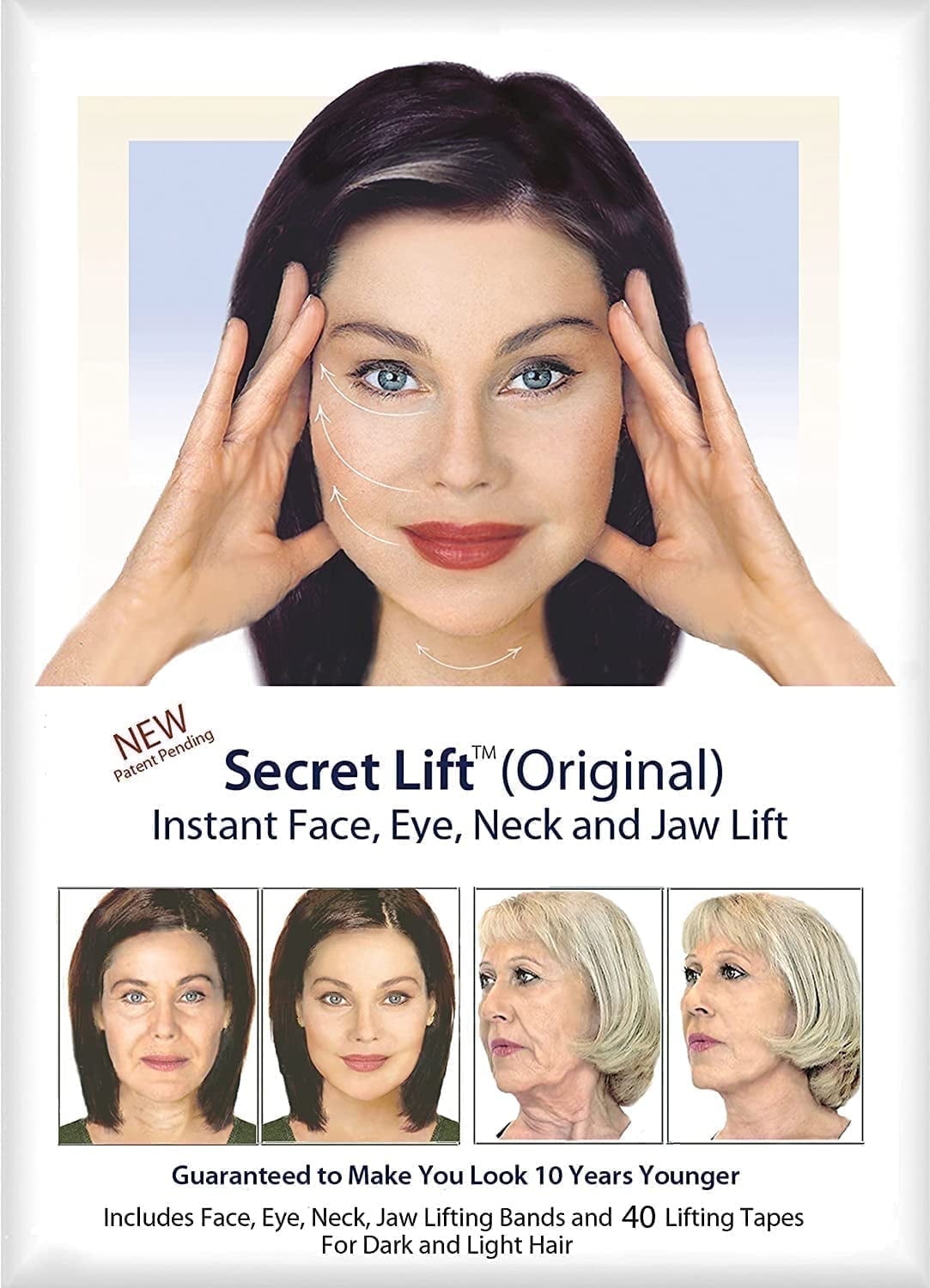 CosmeSearch Secret Lift - Instant Facial Lift Kit, Neck & Eye Lifter ...