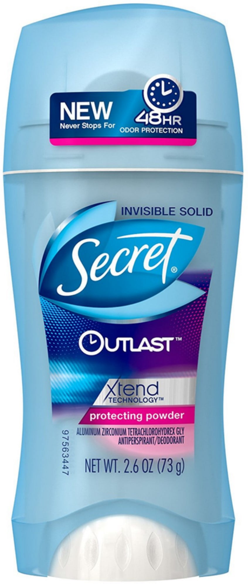 Secret Outlast Antiperspirant & Deodorant Invisible Solid, Protecting ...