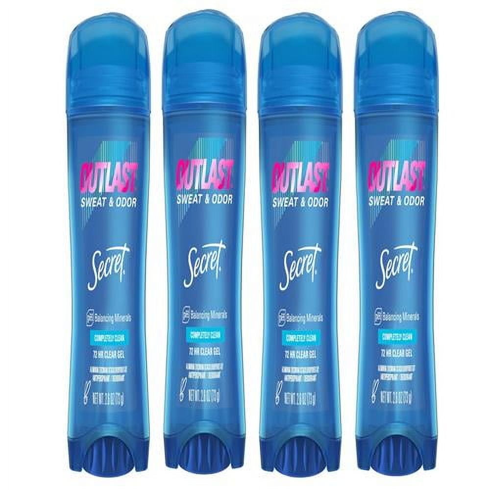 Secret Outlast Clear Gel Antiperspirant Deodorant For Women, Completely ...