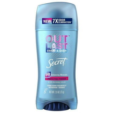 Secret Outlast Antiperspirant & Deodorant Invisible Solid, Protecting ...