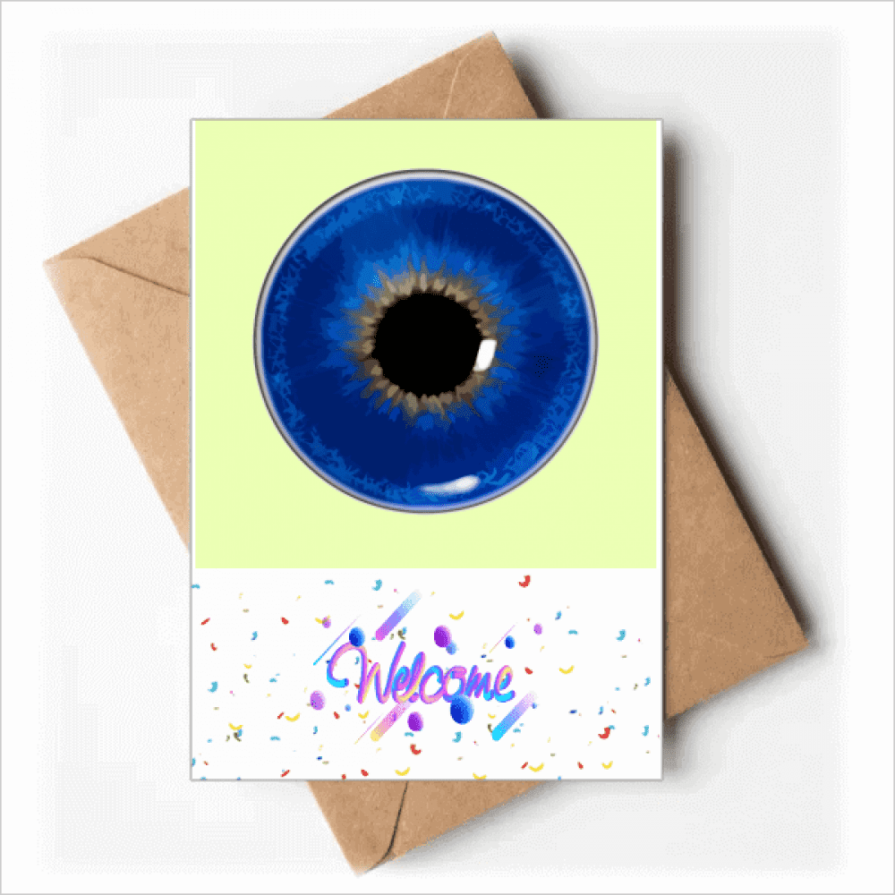 Secret Profound Pupil Eyes Welcome Back Greeting Cards Envelopes Blank ...