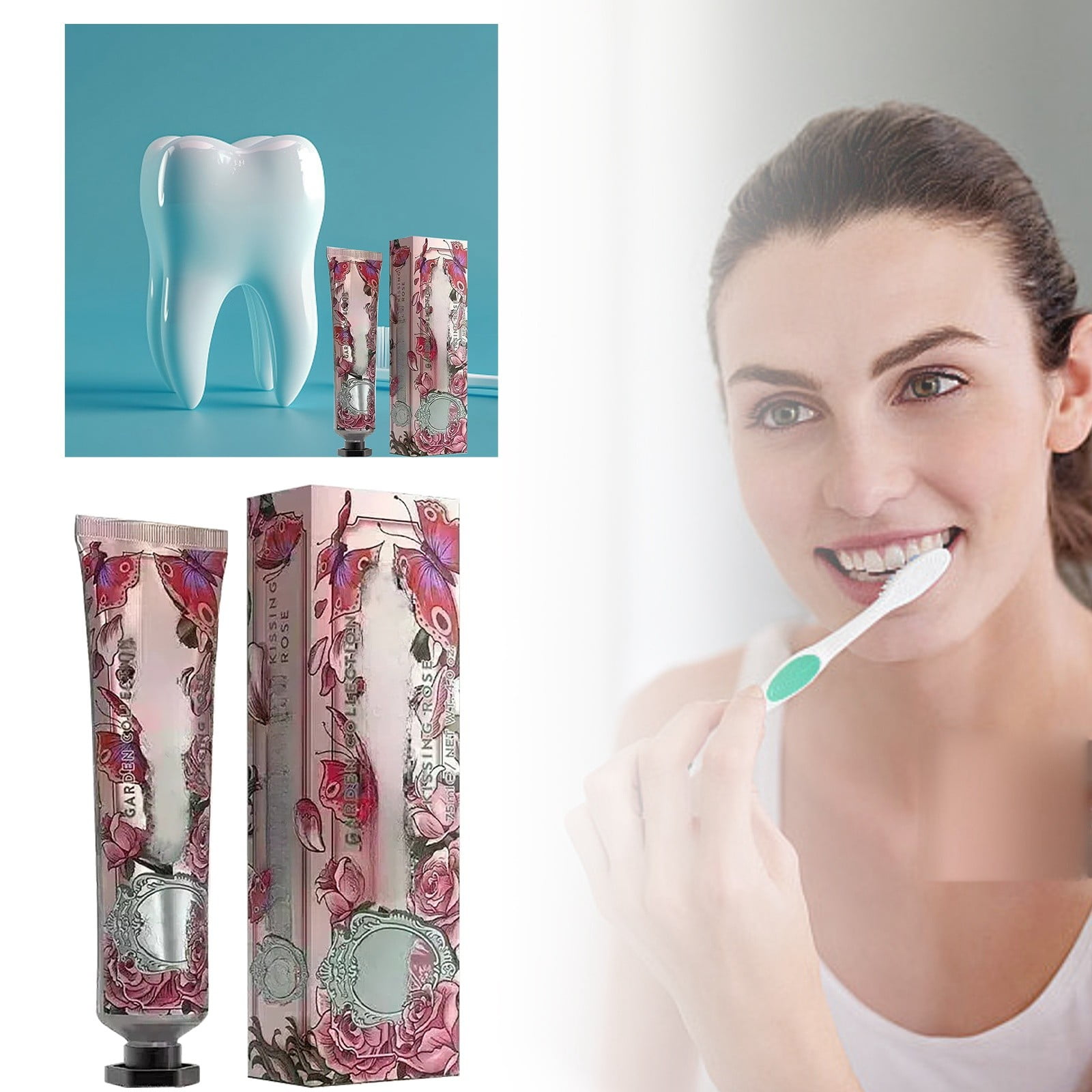 Secret Rose Toothpaste Sensitive Gums Toothpaste (75ML) - Walmart.com