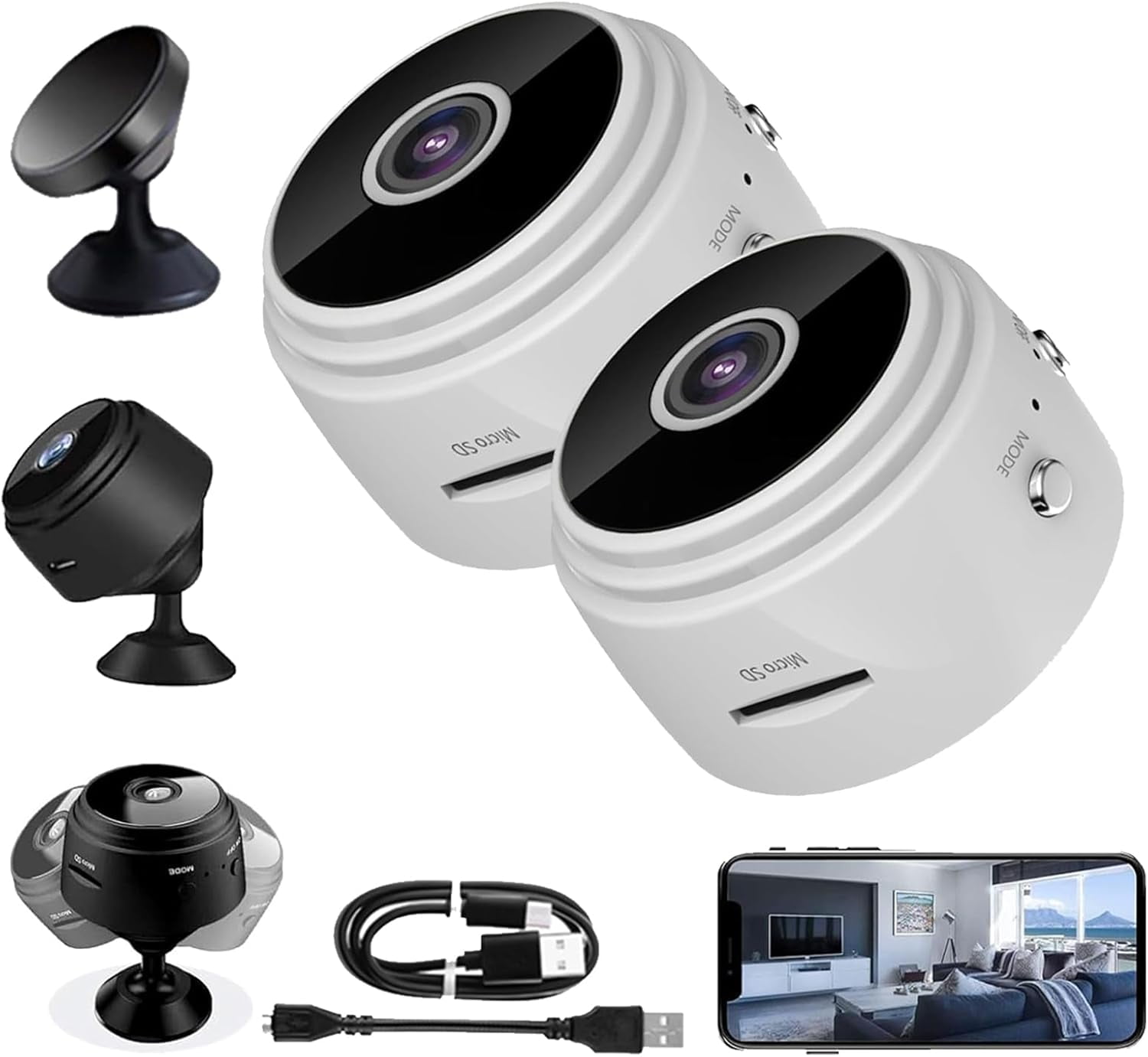 Secret Scope Camera, 2025 New Magnetic Mini Security Cameras, Secret ...