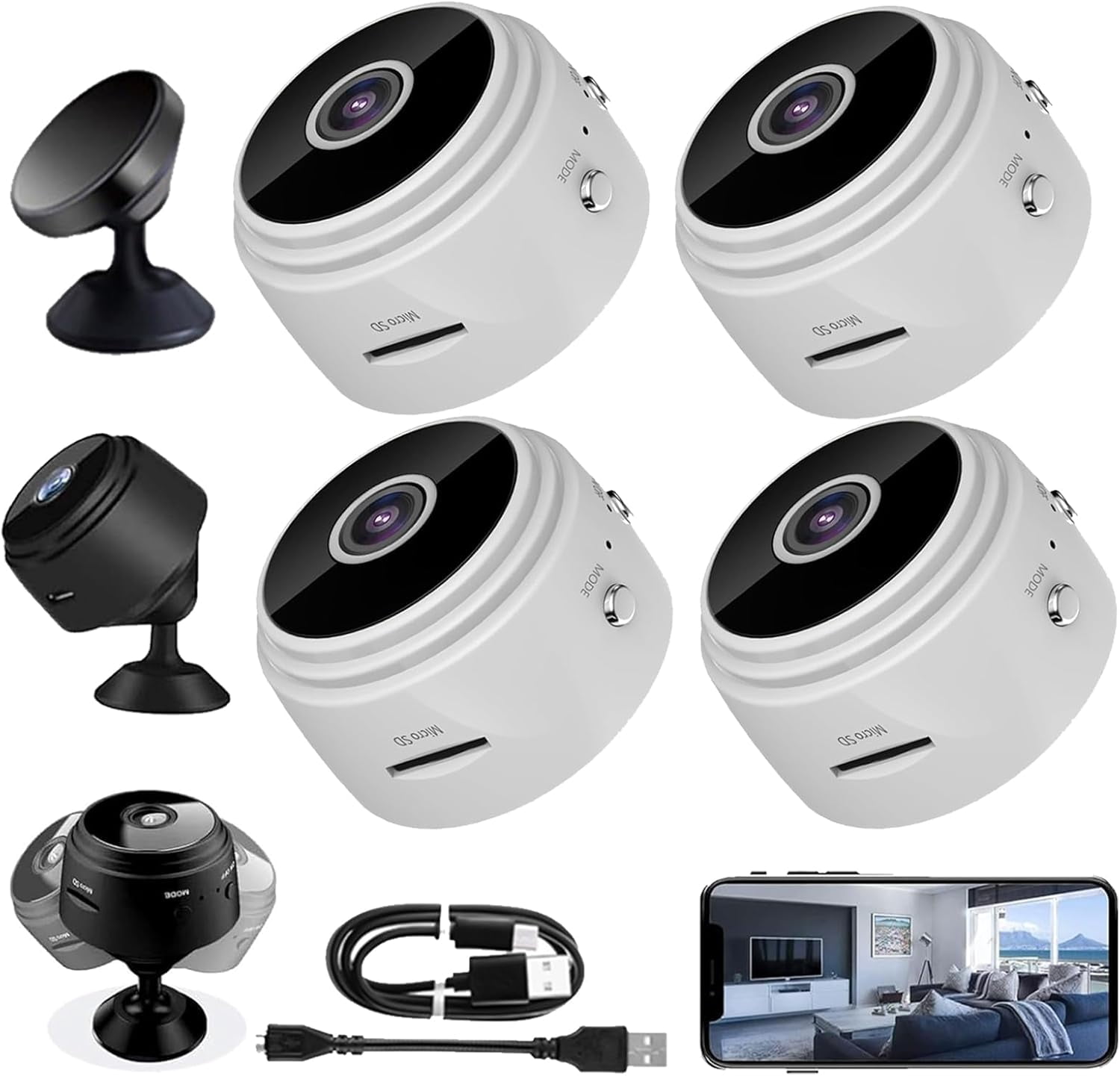 Secret Scope Camera, 2025 New Magnetic Mini Security Cameras, Secret ...