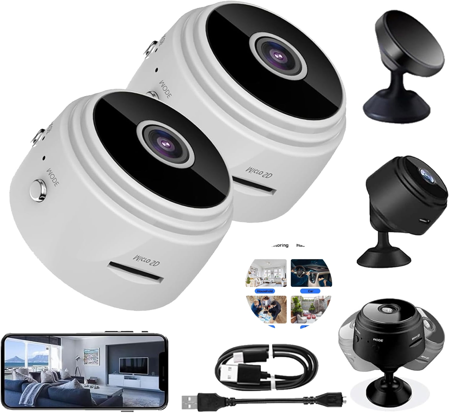 Secret Scope Camera, 2025 New Magnetic Mini Security Cameras, Secret ...