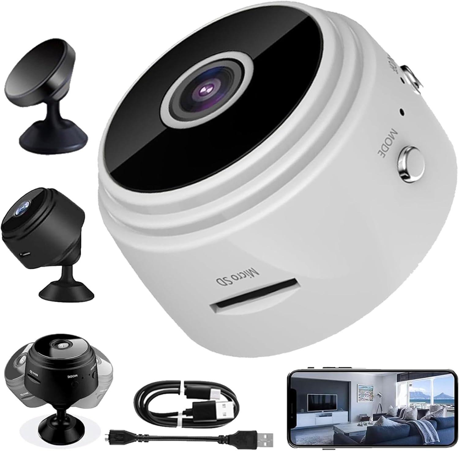 Secret Scope Camera, 2025 New Magnetic Mini Security Cameras, Secret ...