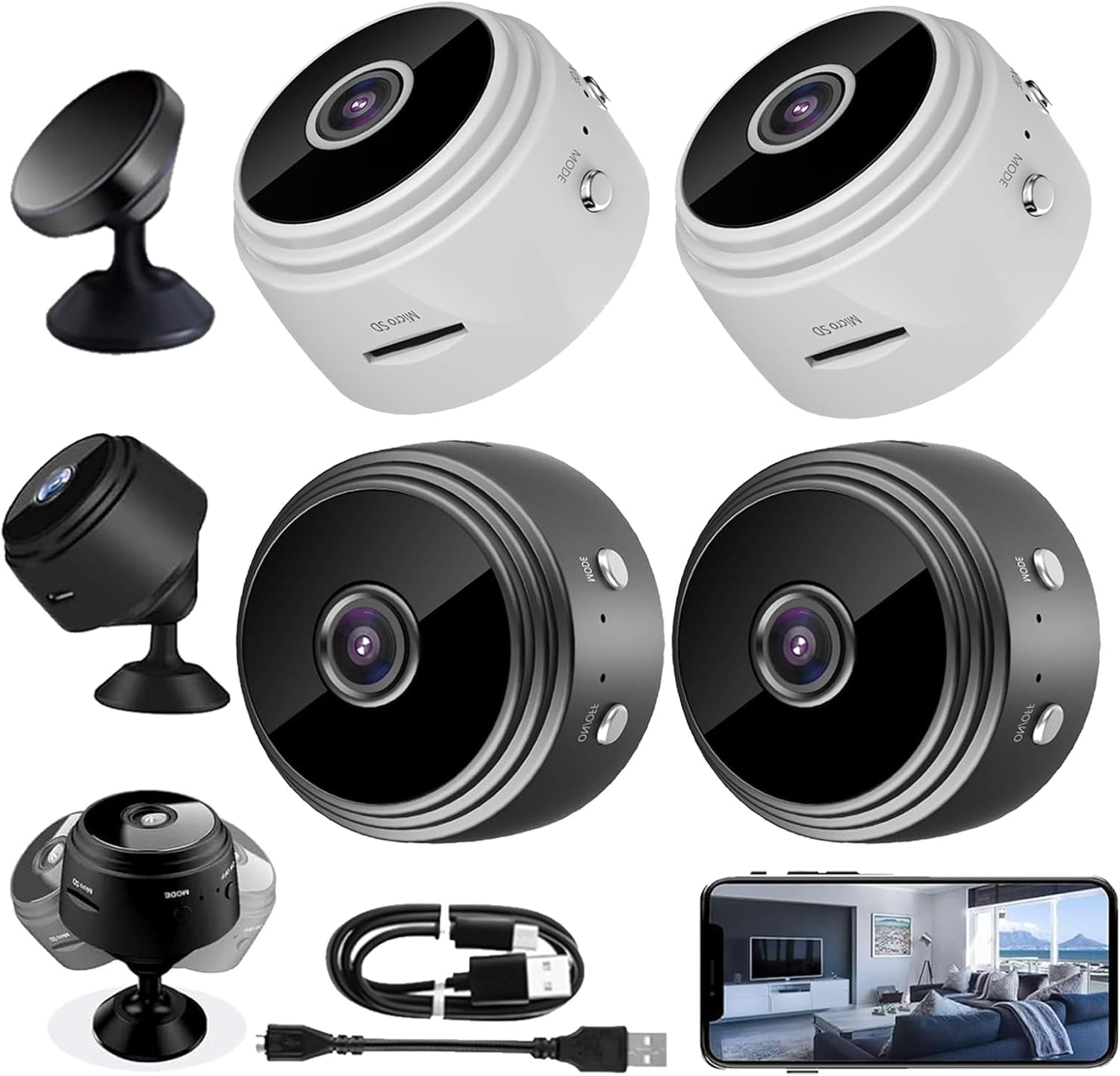 Secret Scope Camera, 2025 New Magnetic Mini Security Cameras, Secret ...