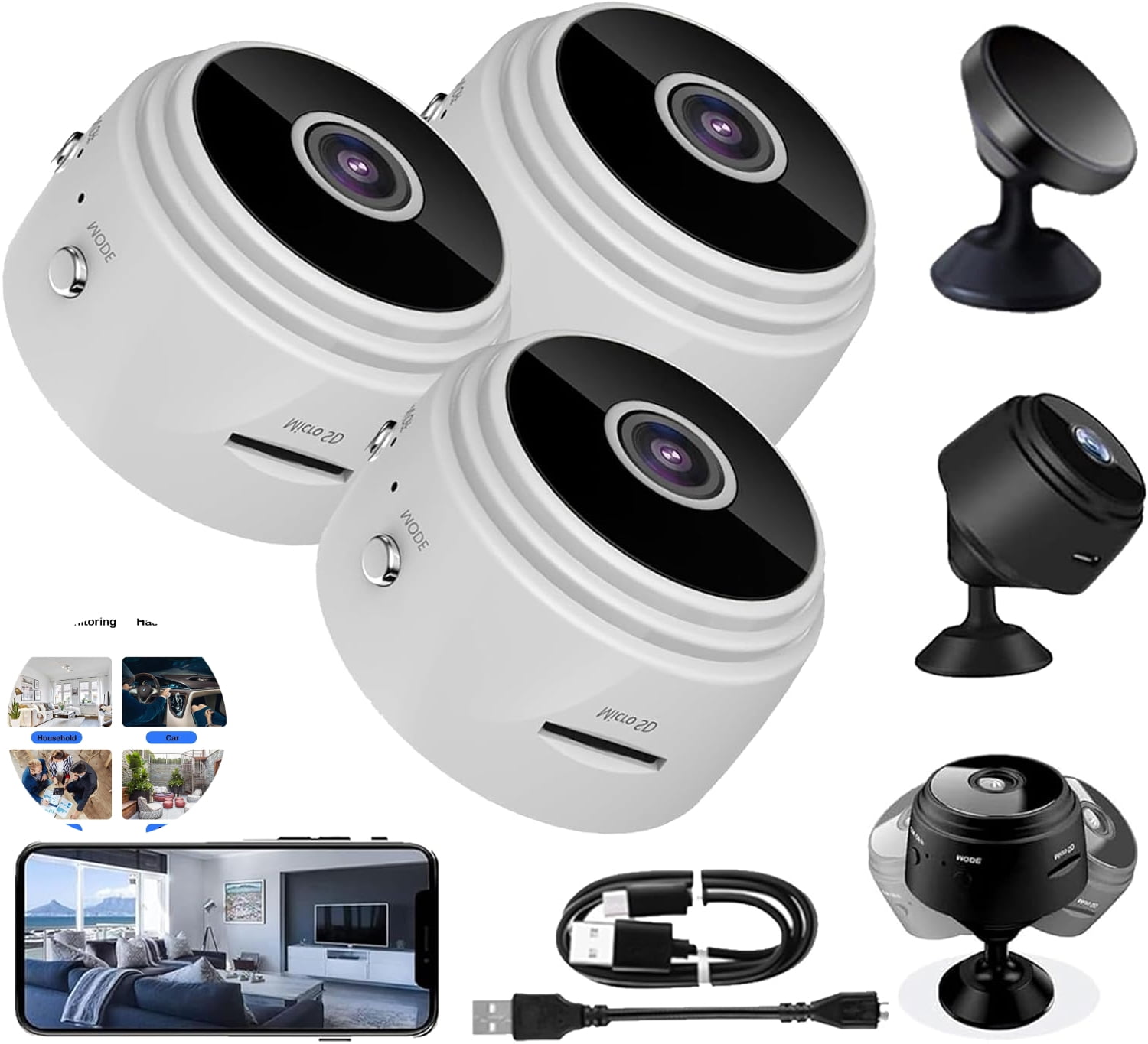 Secret Scope Camera, 2025 New Magnetic Mini Security Cameras, Secret ...