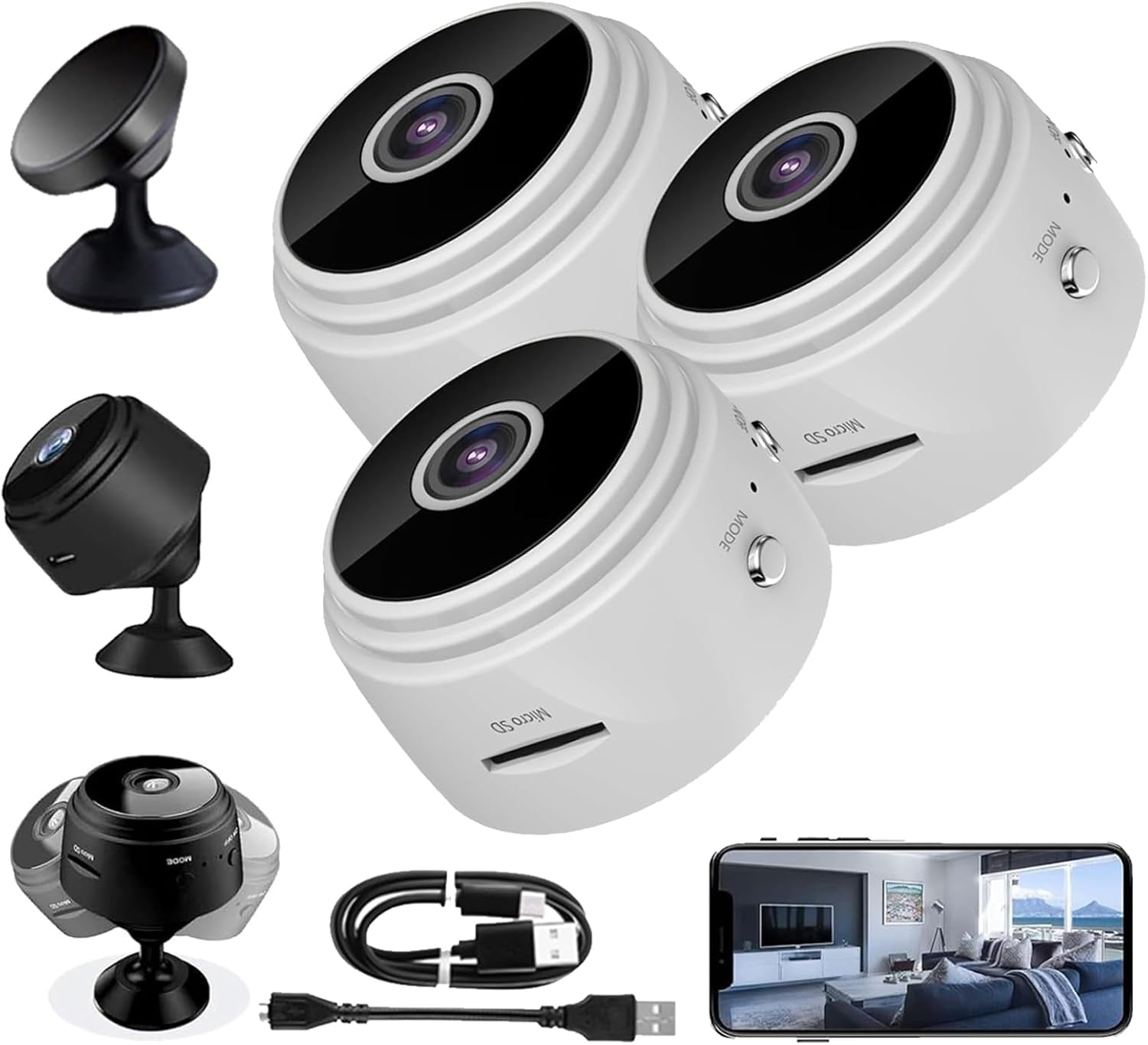 Secret Scope Camera, 2025 New Magnetic Mini Security Cameras, Secret ...