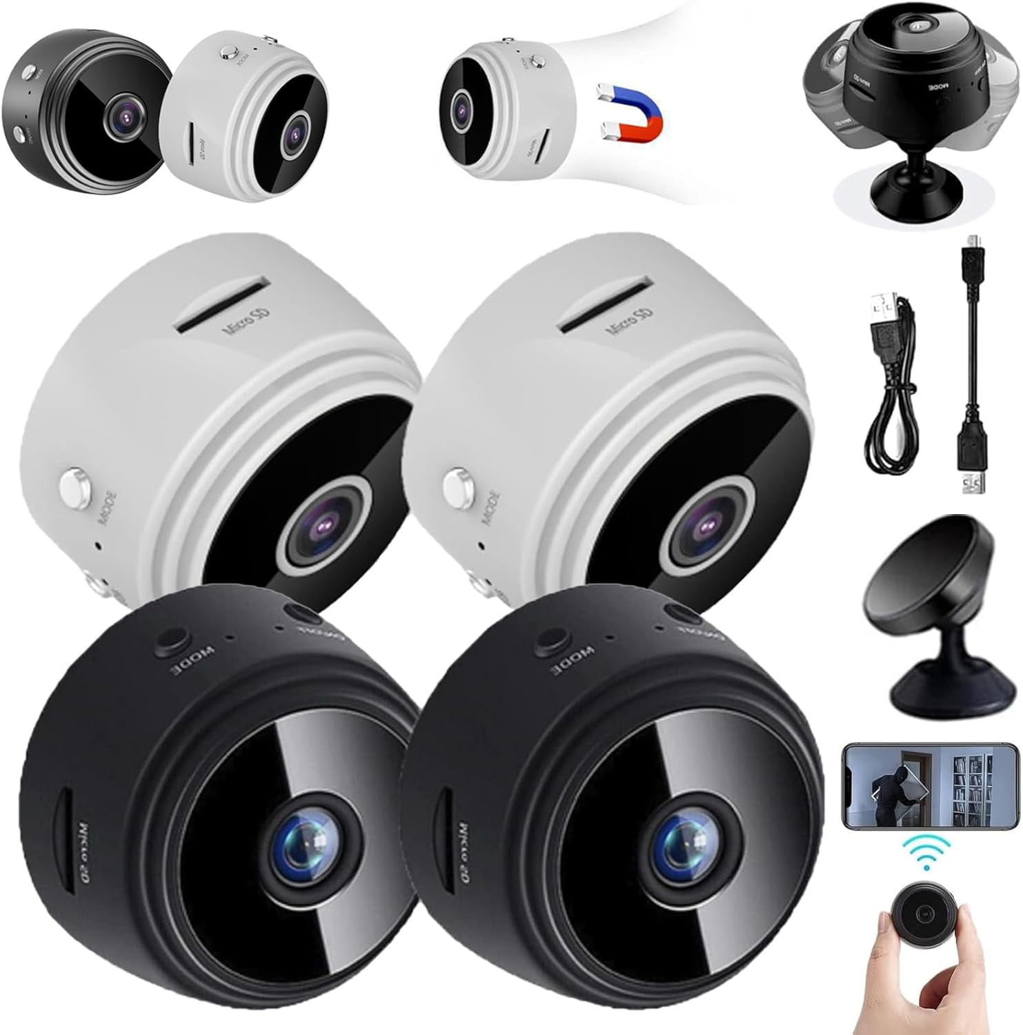 Secret Scope Camera, Secret Scope Mini Security Camera, Magnetic WiFi ...