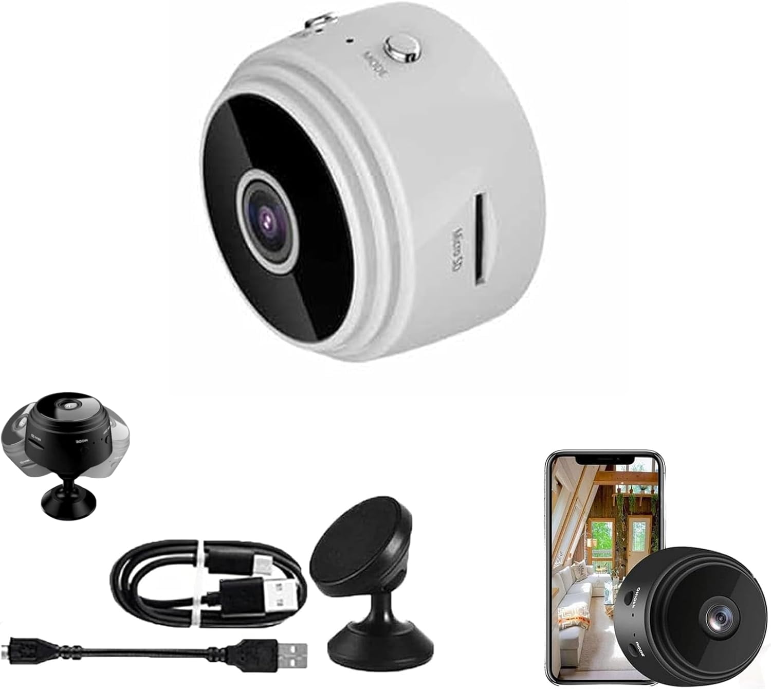 Secret Scope Camera, Secret Scope Mini Security Camera, Mini Wire-Free ...
