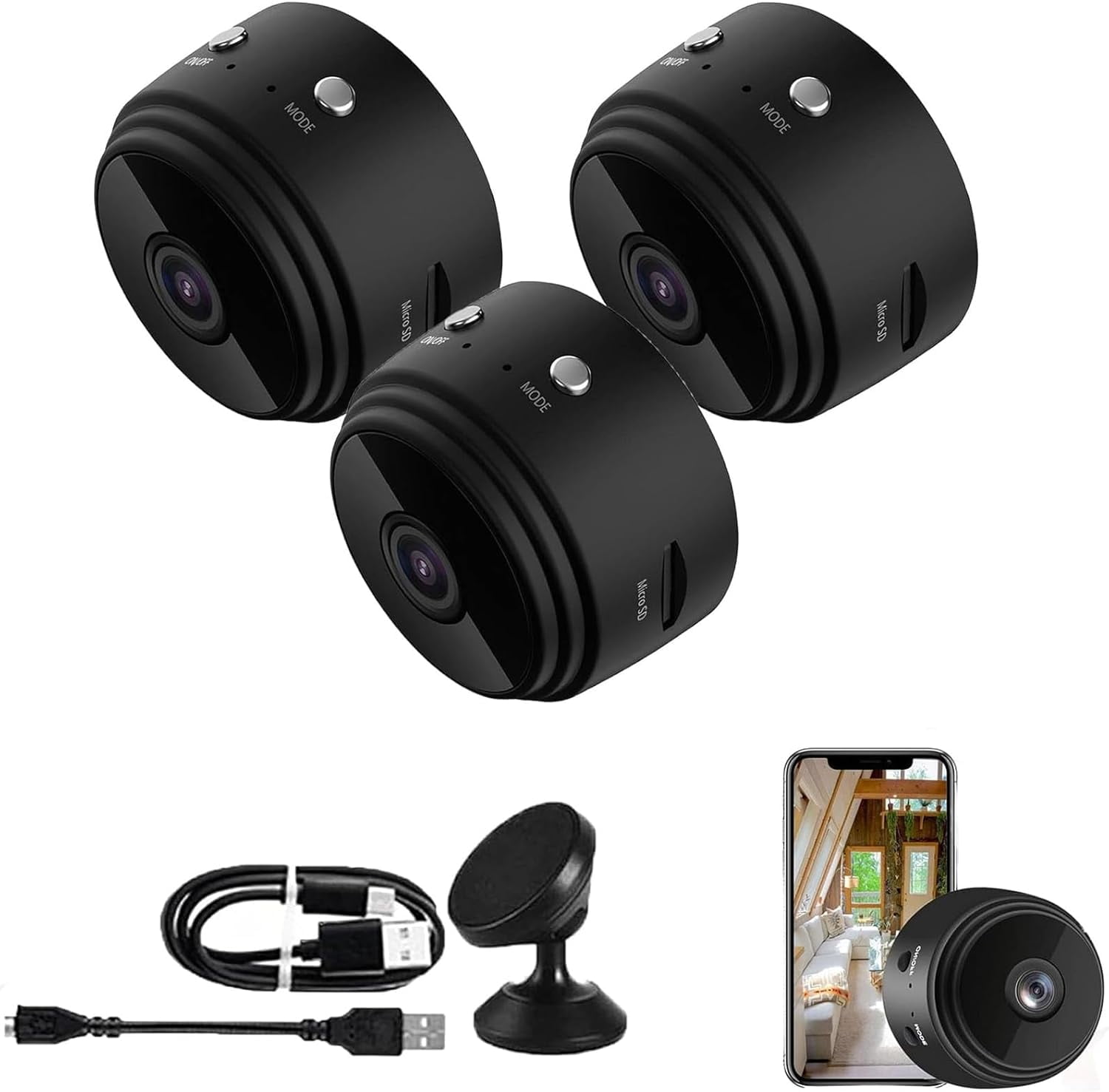 Secret Scope Camera, Secret Scope Mini Security Camera, Mini Wire-Free ...