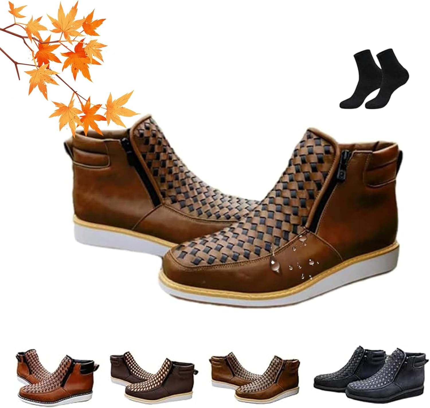 Secret Scope Handcrafted Western Cowboy Boots - Men's Orthopedic Square ...