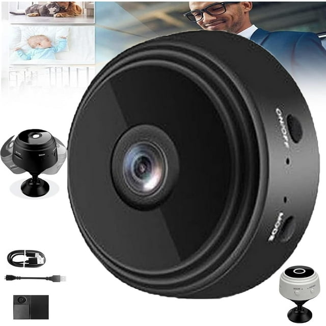 Secret Scope Magnetic Mini Security Camera, 1080p Hd Wireless Night ...