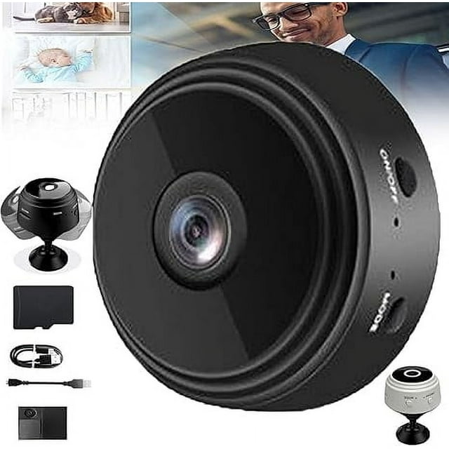 Secret Scope Magnetic Mini Security Camera, 1080p Hd Wireless Night ...