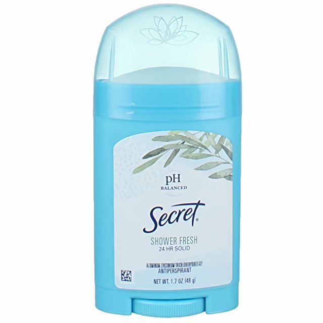 Secret Solid Antiperspirant and Deodorant Shower Fresh 1.7 oz (Pack of ...