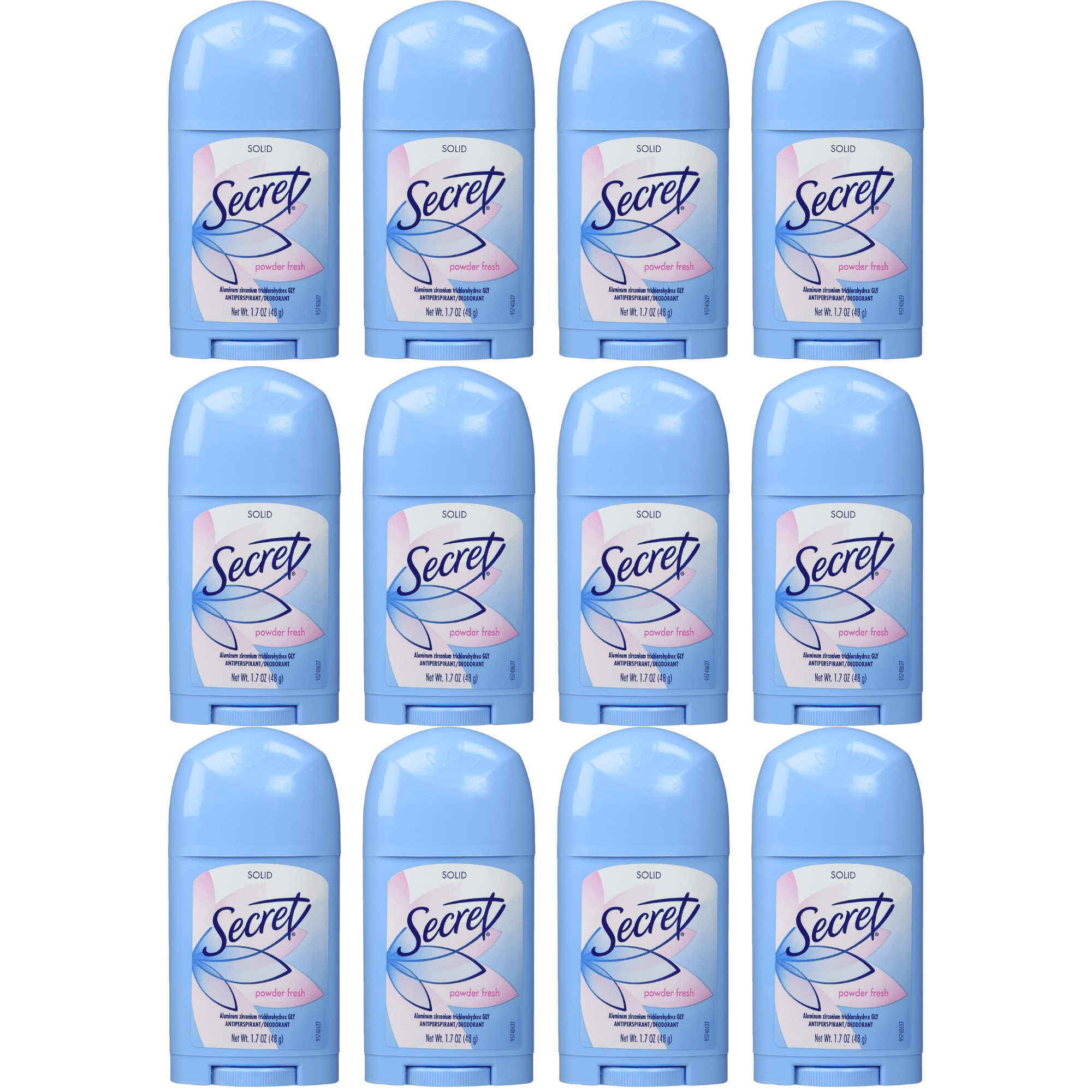 Secret Solid Antiperspirant and Deodorant Shower, Powder Fresh, 1.7 ...