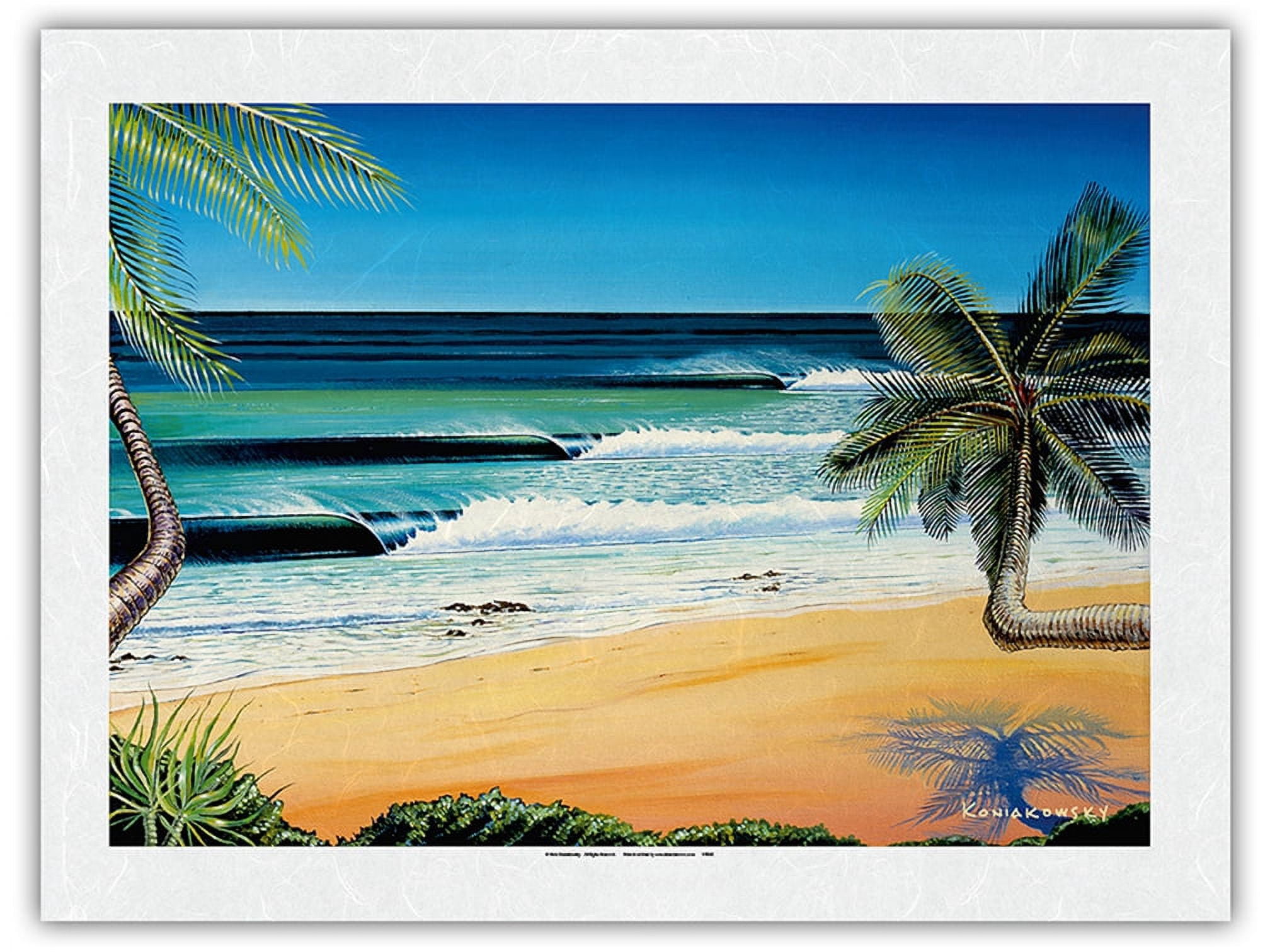 Secret Spot - Breaking Waves - From an Original Color Painting by Wade ...