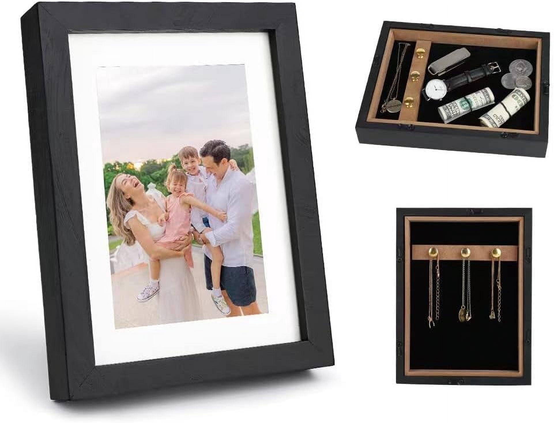 Secret Stash Picture Frame Diversion Safe, Hidden Storage for Valuables ...