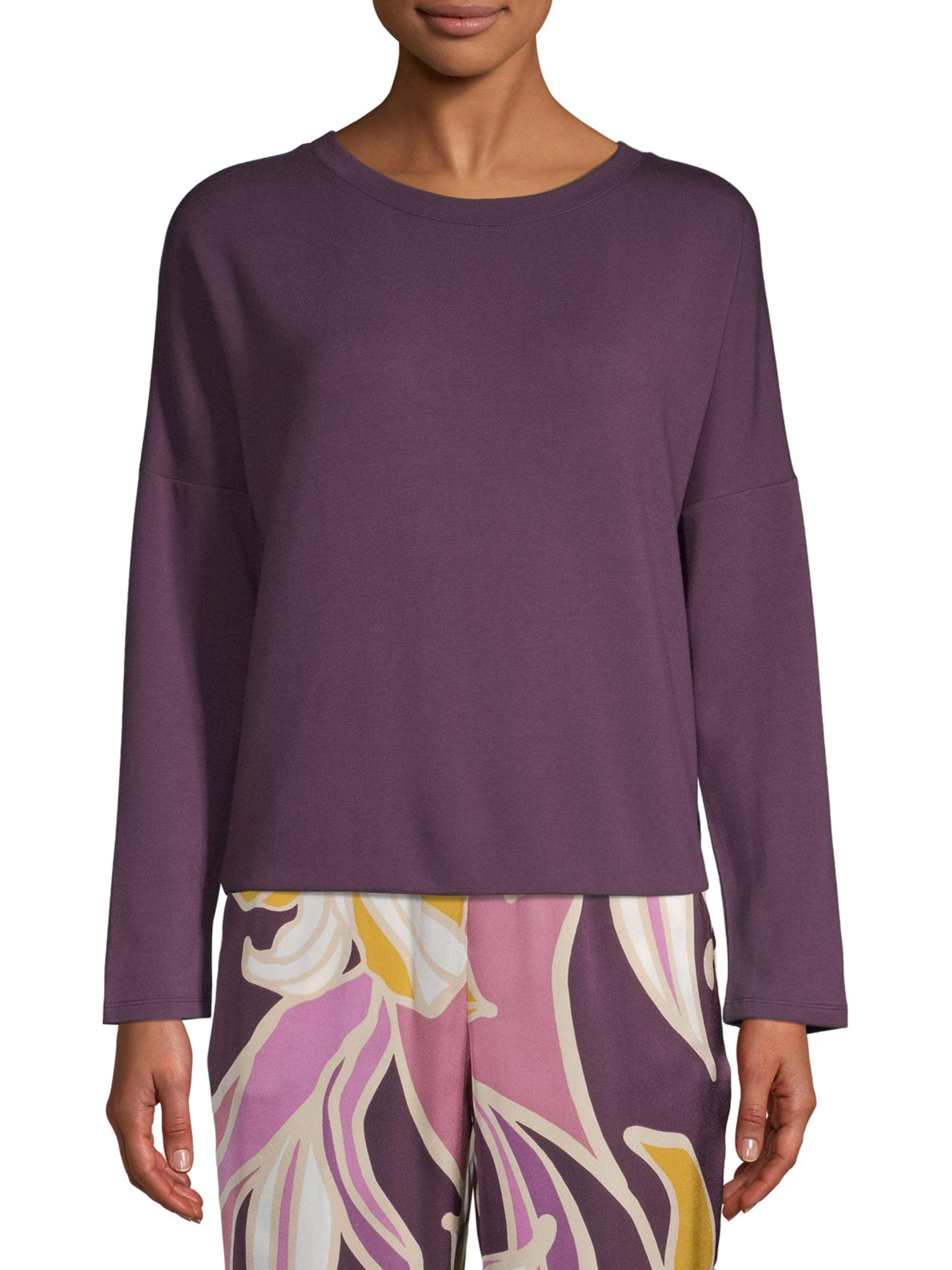 Secret Treasure Women's and Women's Plus Fleece Sleep Top - Walmart.com