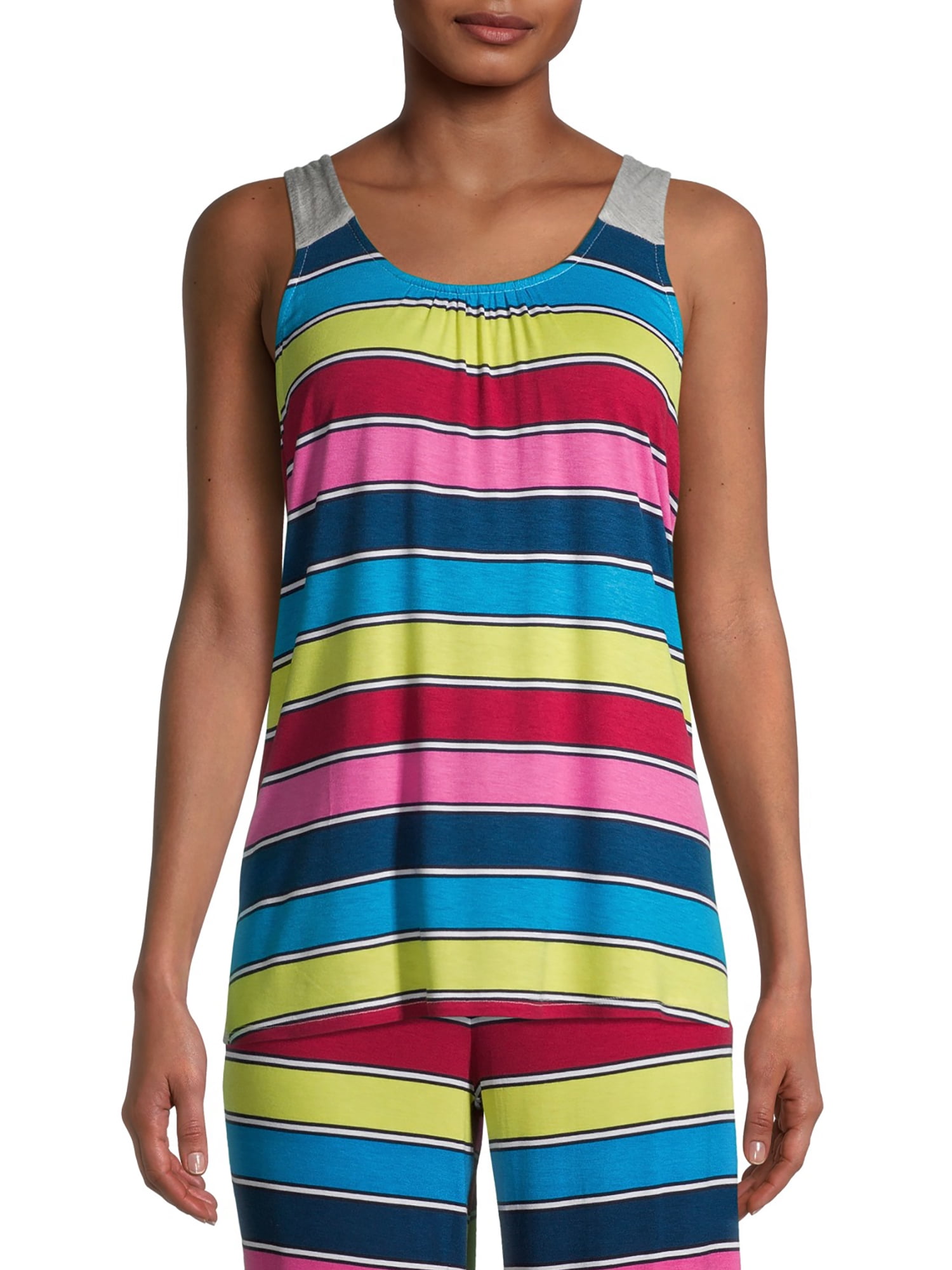 Secret Treasures Sleeveless Scoop Neck Pajamas Top (Women's or Women's ...