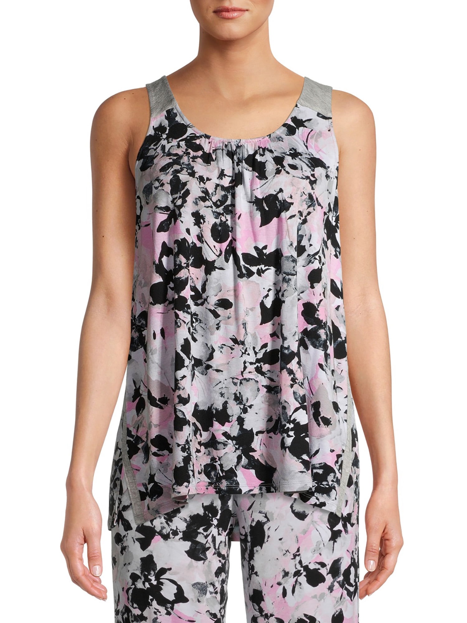 Secret Treasures Women's Sleep Tank Top, Sleeveless Scoop Neck, Rayon ...