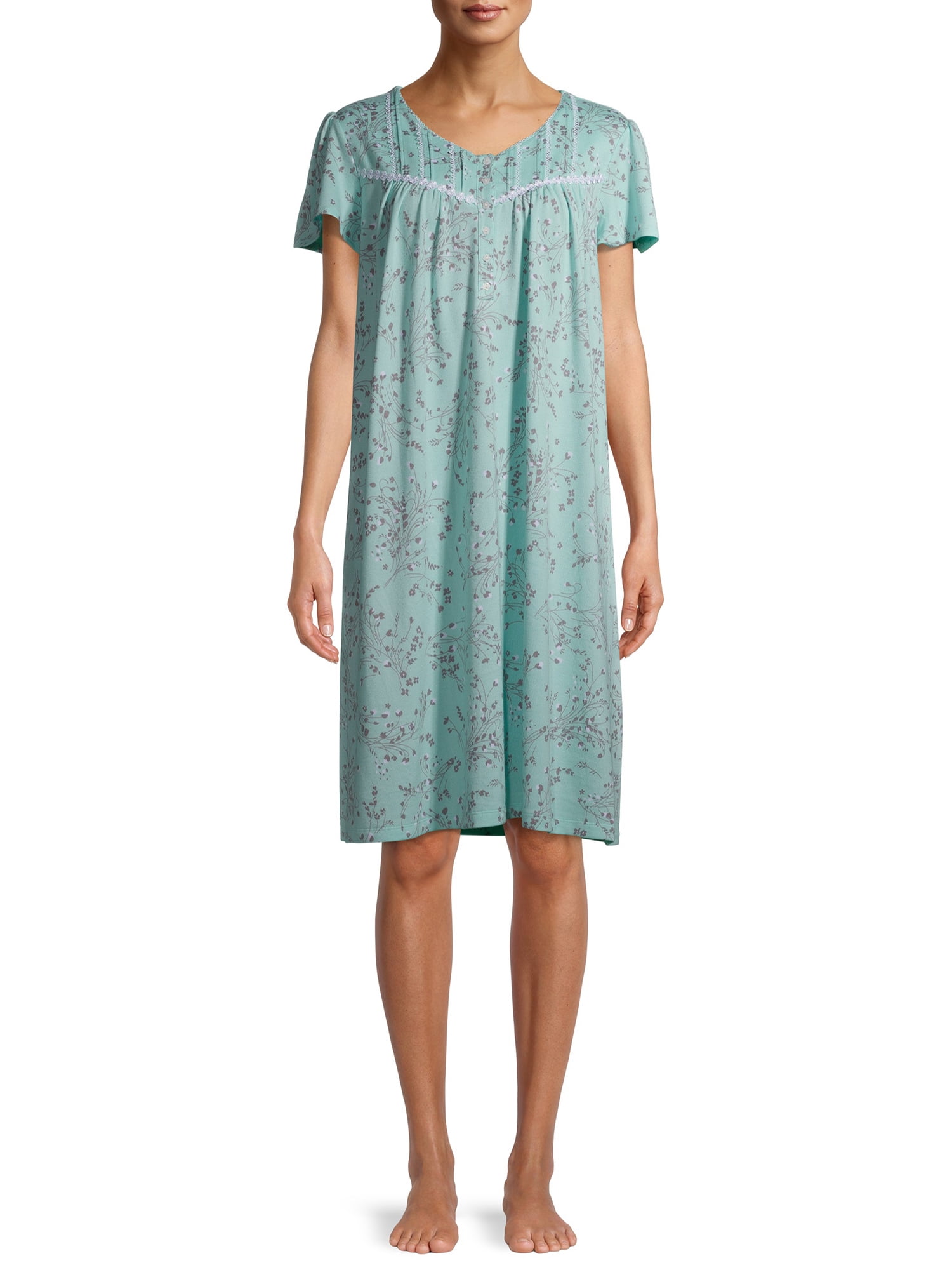 Secret Treasures Traditional Flutter Sleeve Gown - Walmart.com