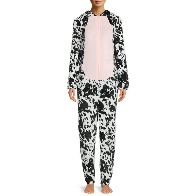Secret Treasures Women's Cow One-Piece Union Suit - Walmart.com