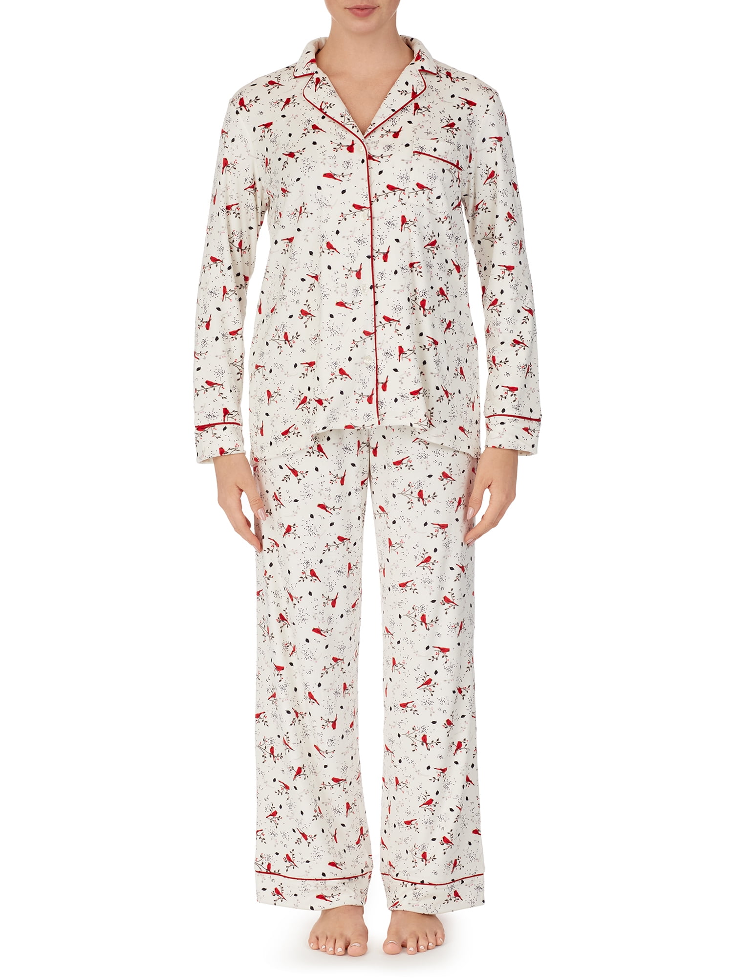 Secret Treasures Women’s M Elastic Waistband/Sleepwear/Polyester Pajama ...