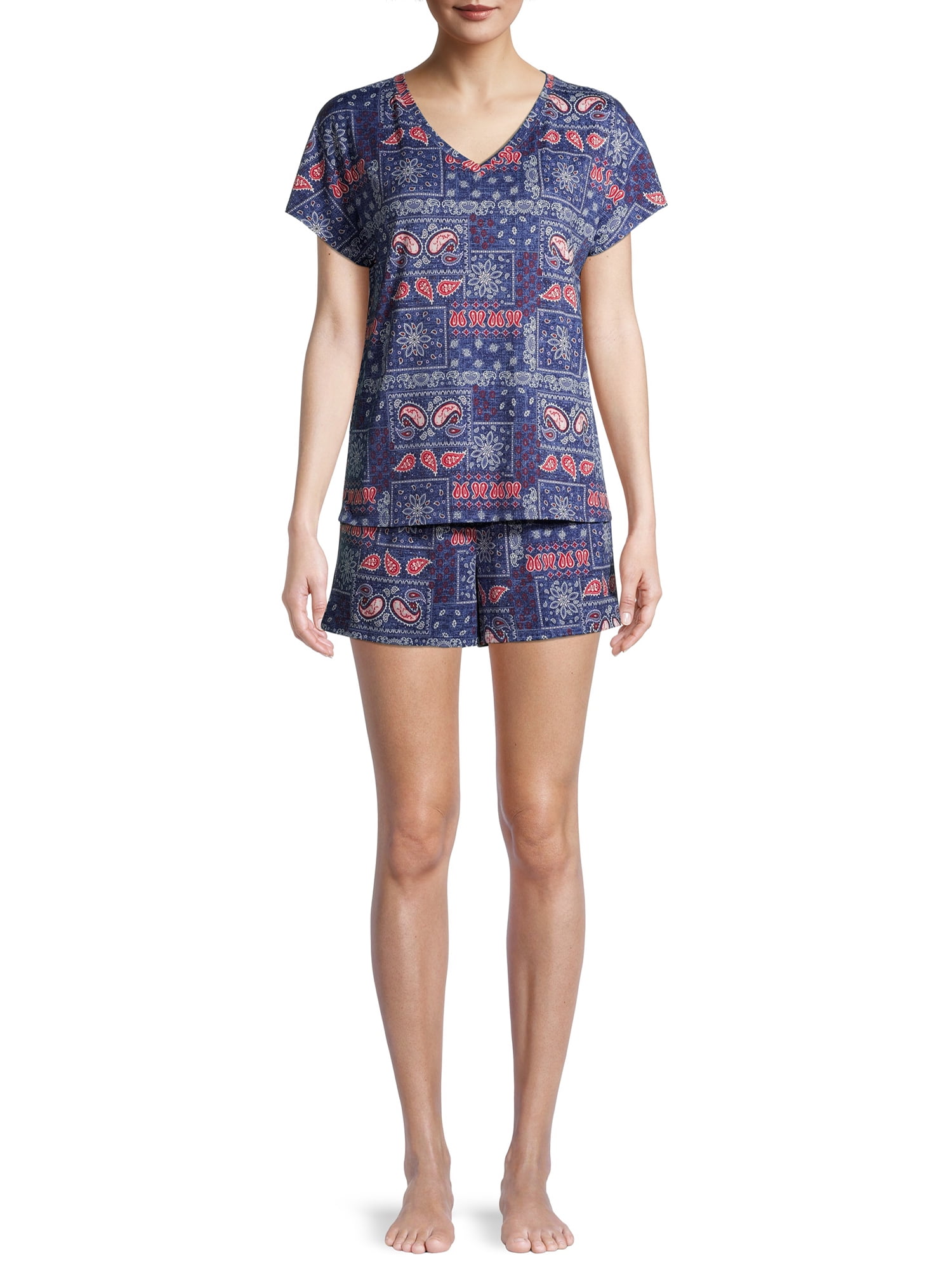 Secret Treasures Women's Short Set - Walmart.com