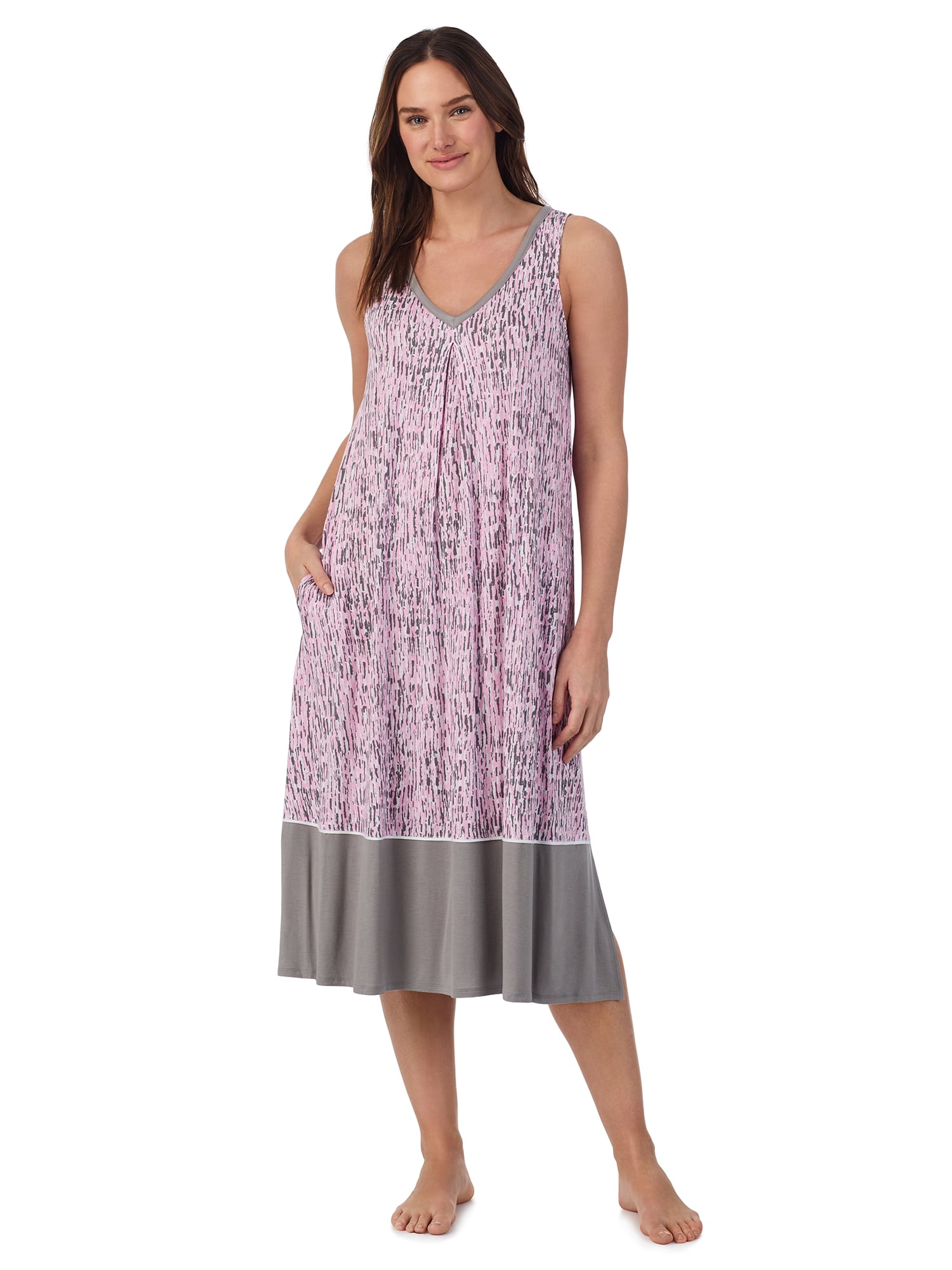 Secret Treasures Women’s Sleepwear Midi Knit Nightgown, Sizes XS-4X ...