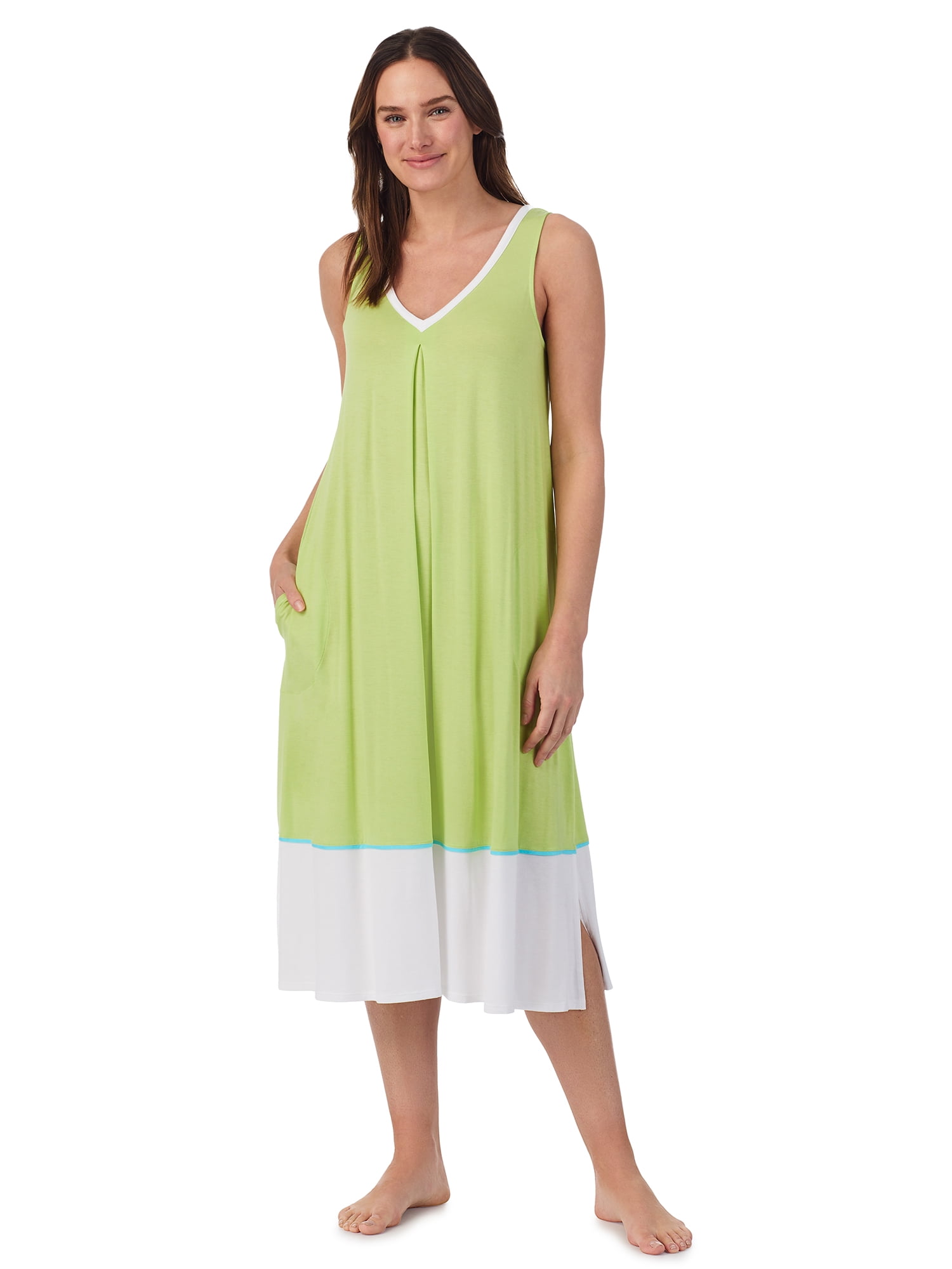 Secret Treasures Women’s Sleepwear Midi Knit Nightgown, Sizes XS-4X ...