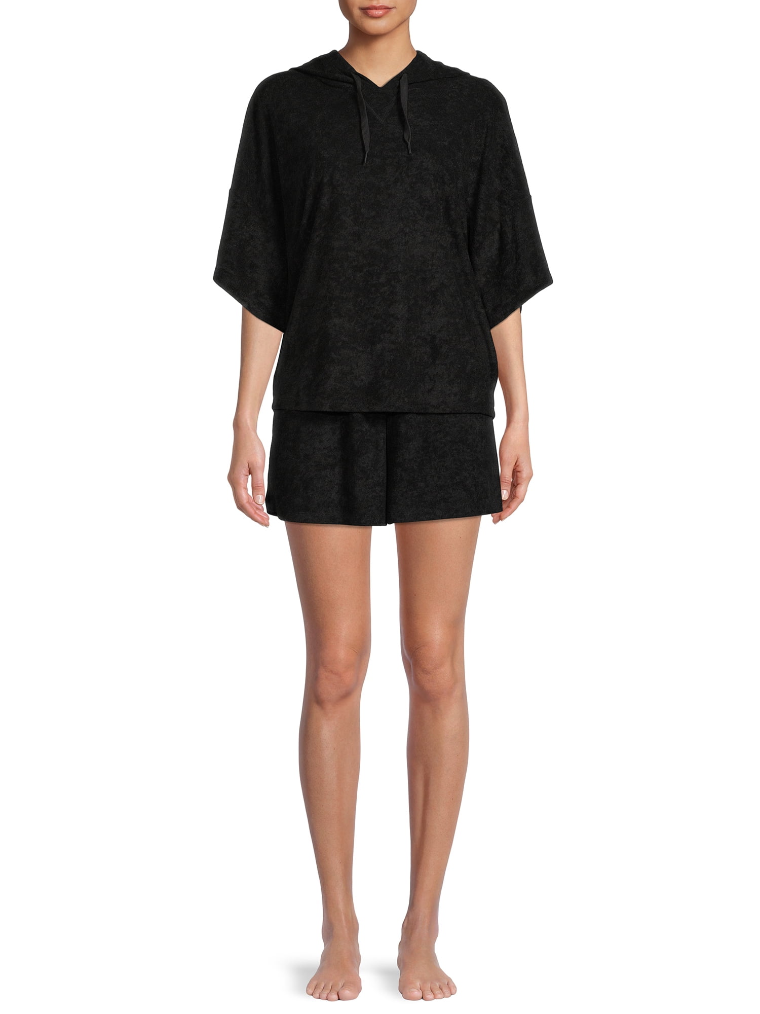 Secret Treasures Women's Sleepwear Sleep Terry Shorty Set - Walmart.com