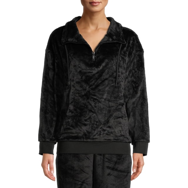 Secret Treasures Women's and Women's Plus Deluxe Touch Long Sleeve Half ...