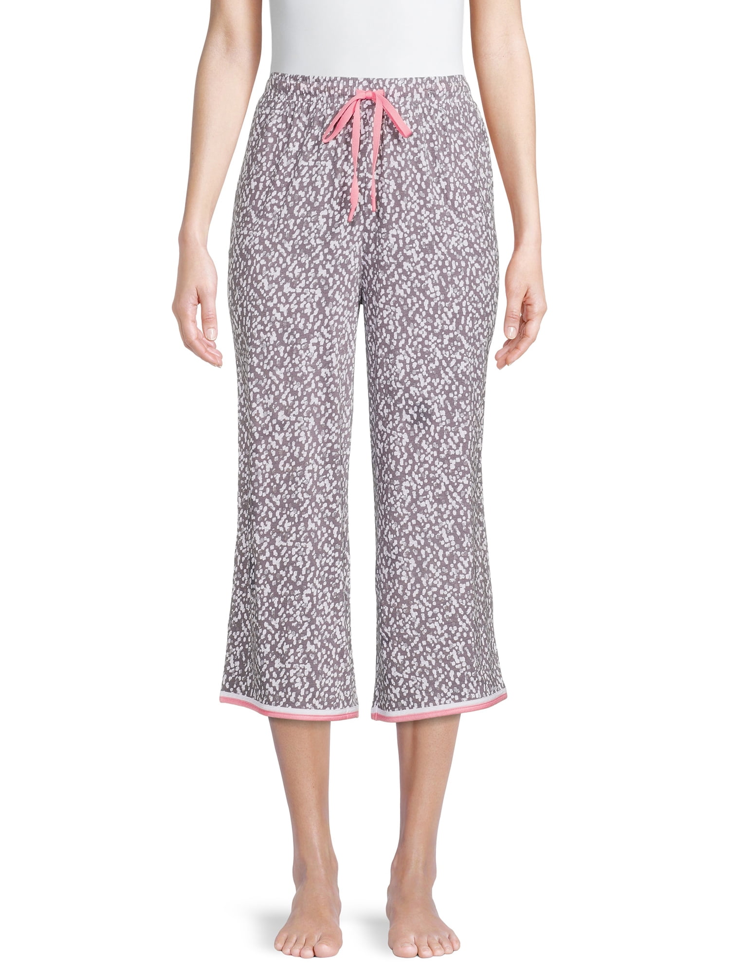 Secret Treasures Women's and Women's Plus Knit Capri Sleep Pants ...